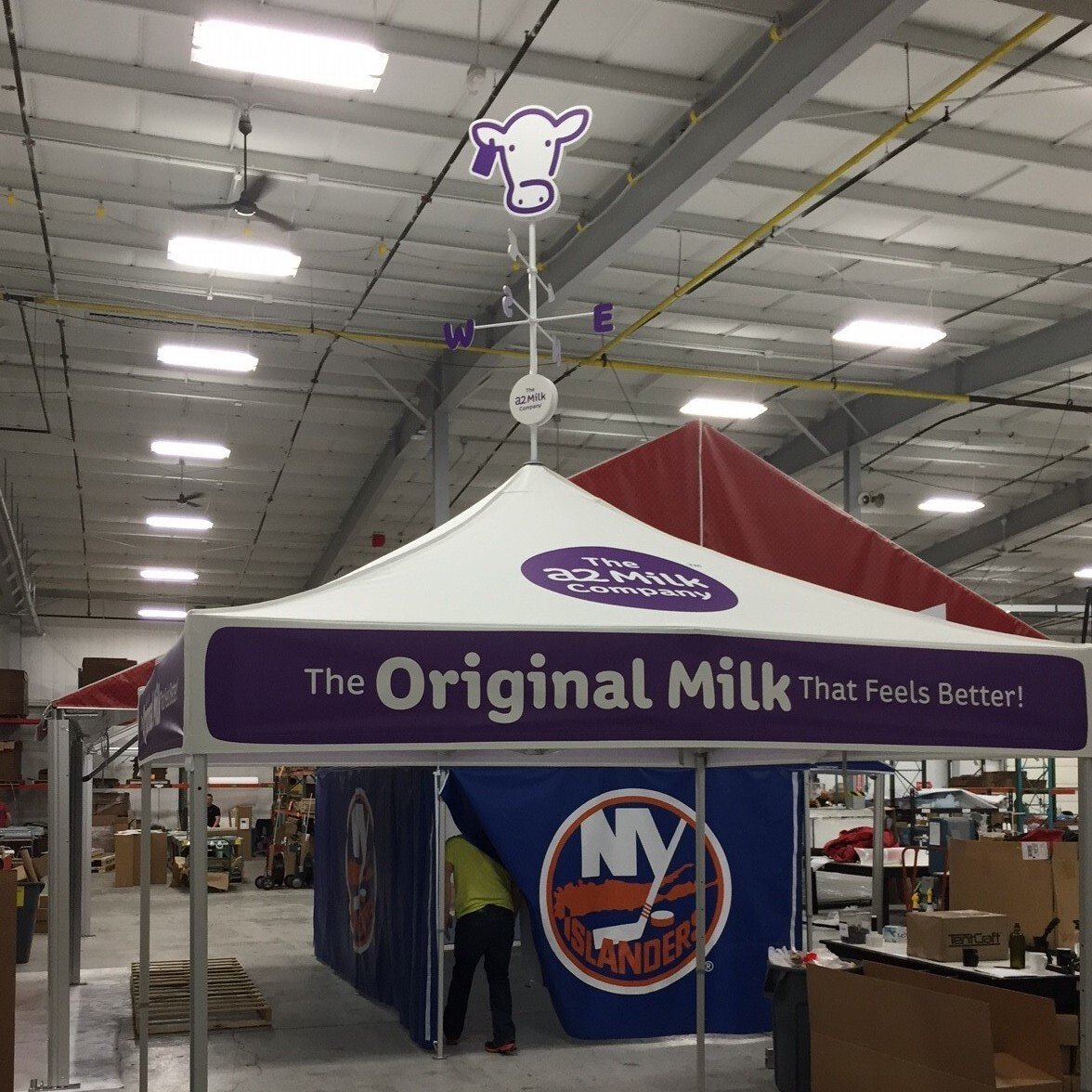 Custom Lollipop Signs for Pop-Up Canopy Tents | TentCraft