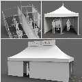 Medical Tents for Portable Vaccine & Testing Sites | TentCraft
