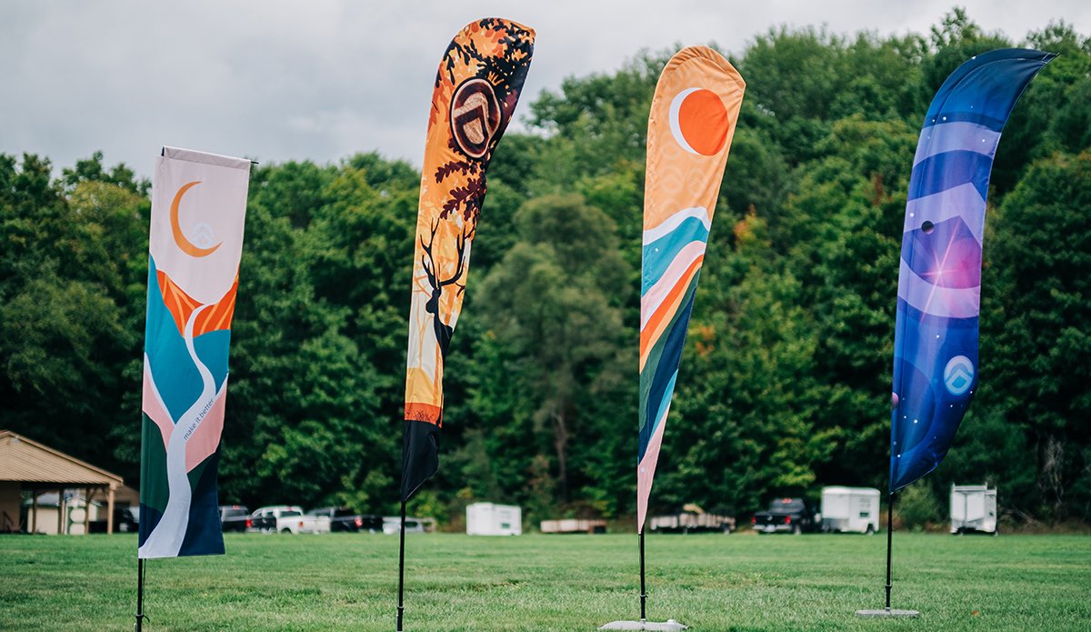 Custom Event Flags in 3 Days | Teardrop, Feather Flags
