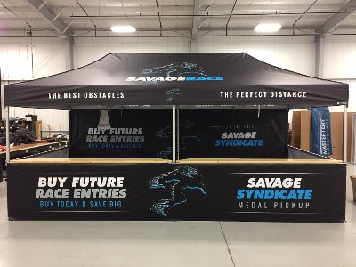 Custom Tent Counters | Pop-Up Canopy Counters | TentCraft