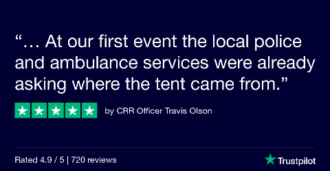 Community Engagement Tents for Police & Fire Departments