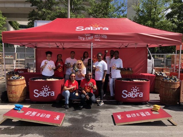 Gallery | Custom Event Tent for Sabra Sampling Experience