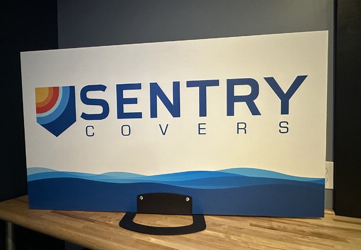 Custom Foam Core Signs & Banners with Freestanding Base