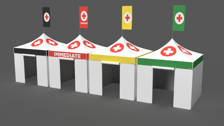 Community Engagement Tents for Police & Fire Departments