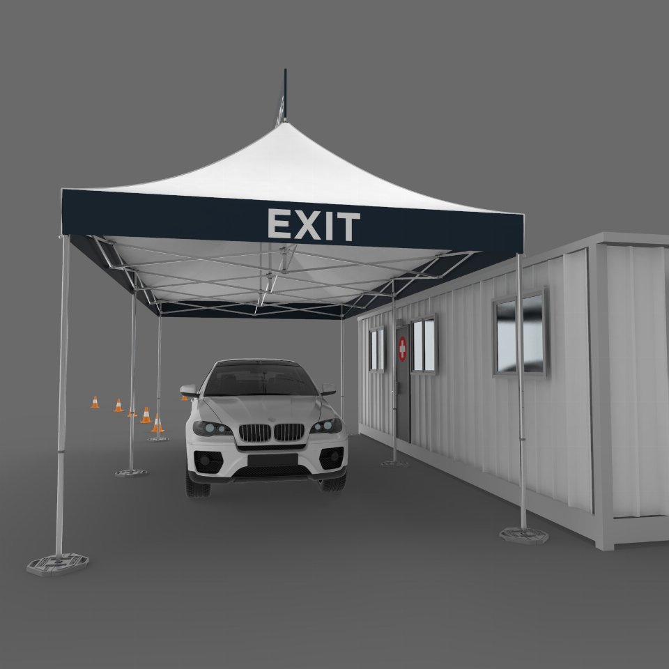 TentCraft | Hospital and Medical Screening Tents | Gallery