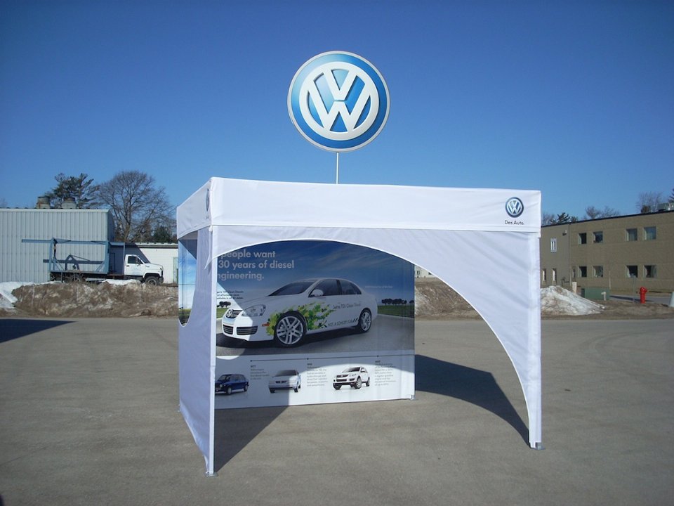 Custom Rigid Signage for Canopy Tents | Quick-Attach Signs